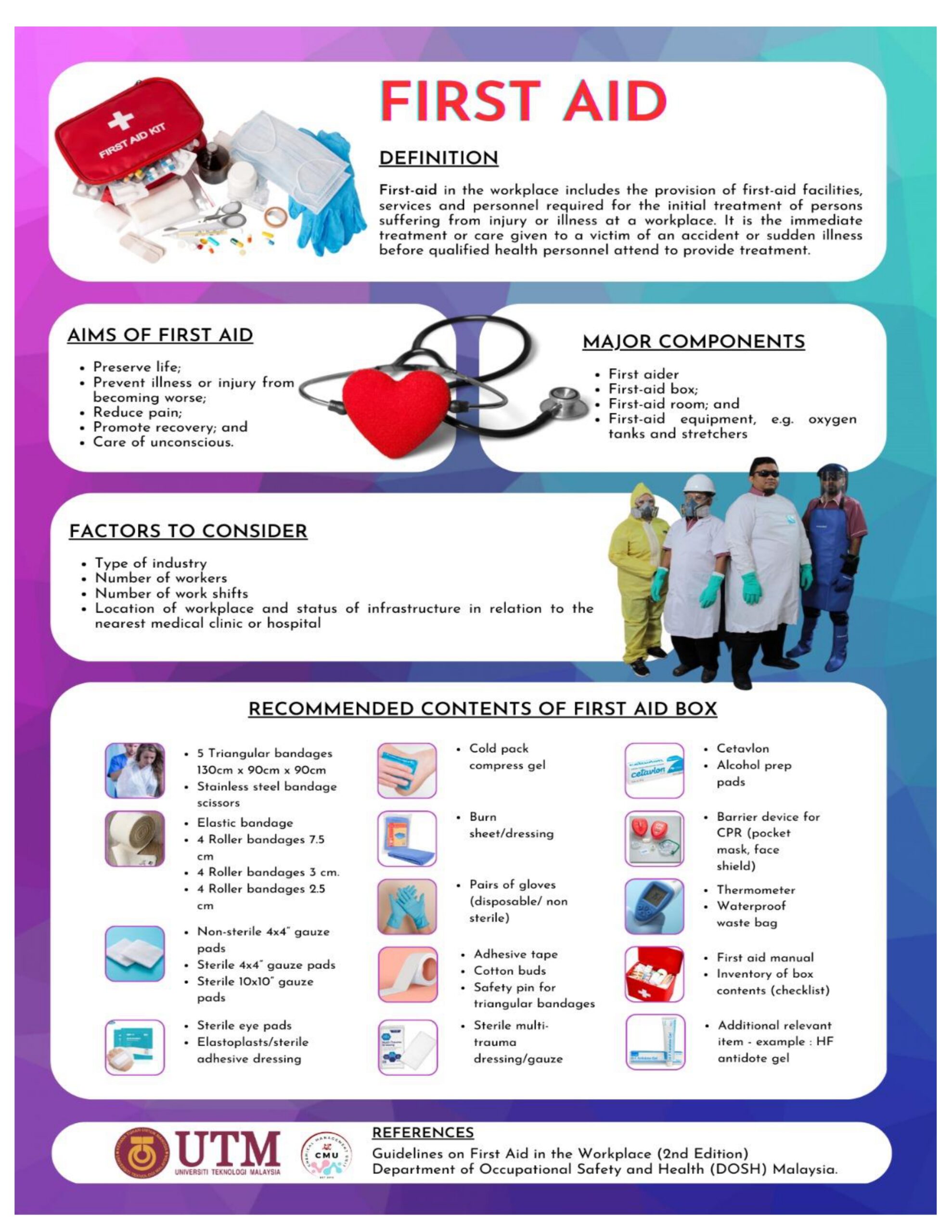 FIRST AID | OSH Faculty of Civil Engineering