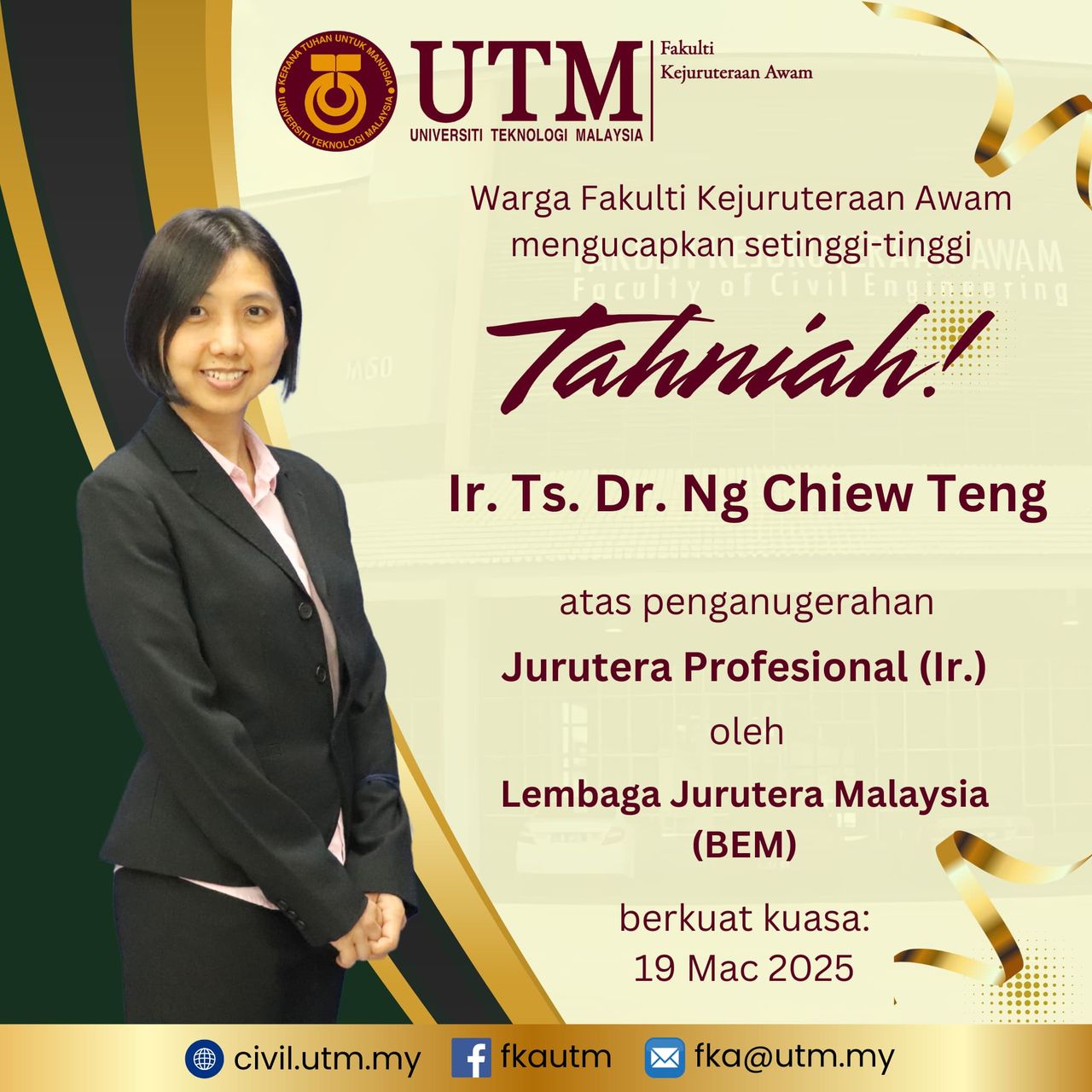 Faculty of Civil Engineering | The Best Civil Engineering Program in Malaysia | Always Ahead ...