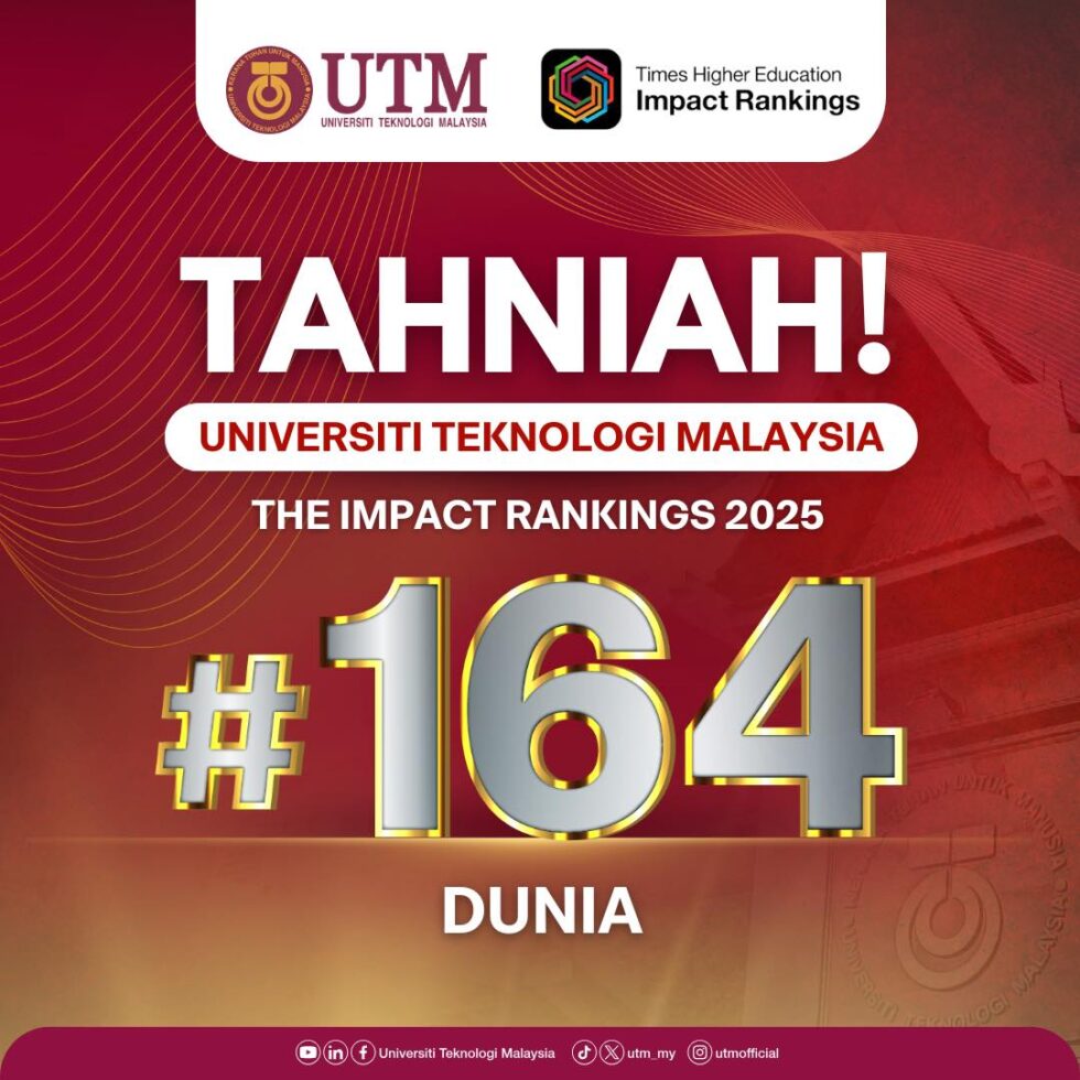 UTM kini berada di 𝐤𝐞𝐝𝐮𝐝𝐮𝐤𝐚𝐧 𝐤𝐞-𝟏𝟔𝟒 𝐝𝐮𝐧𝐢𝐚 | Faculty of Civil ...